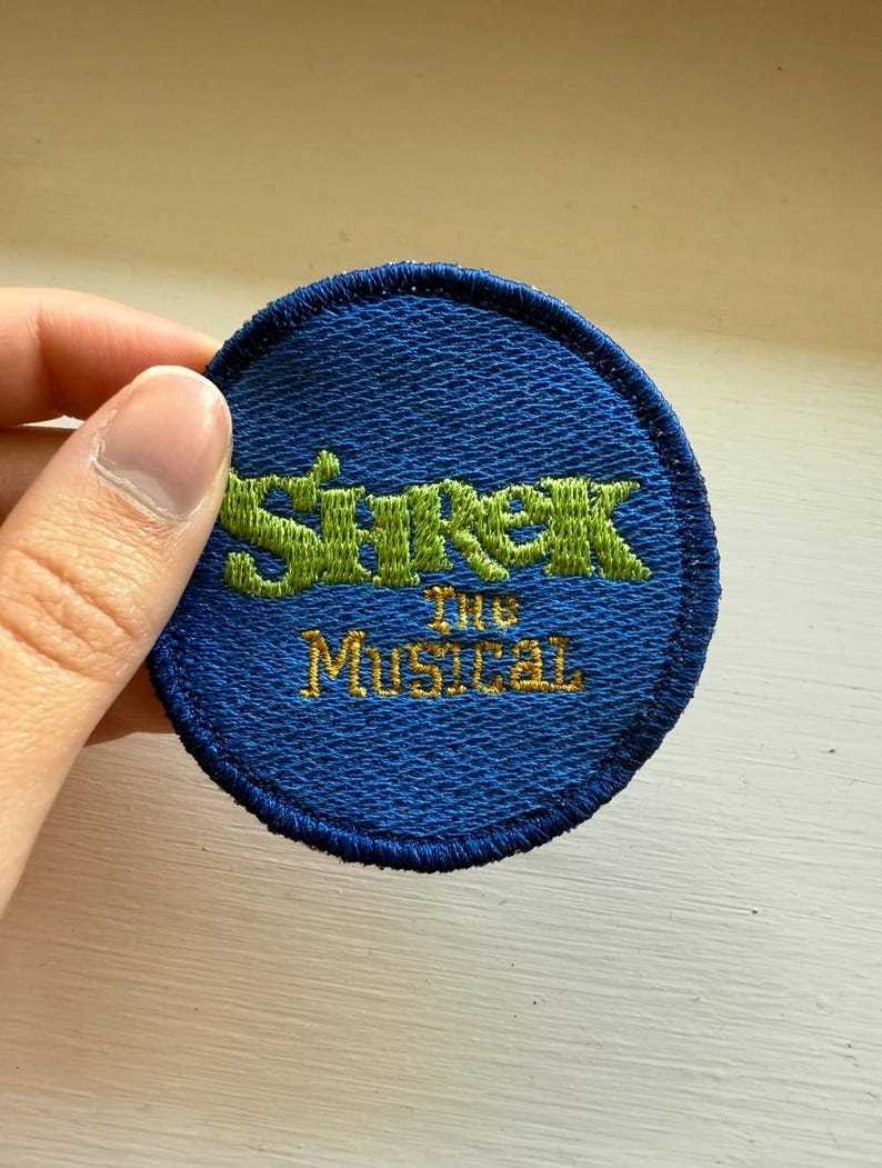 Shrek the Musical Embroidered Patch: Broadway Theatre Gift - Etsy