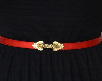 Red Dress Belt - Etsy