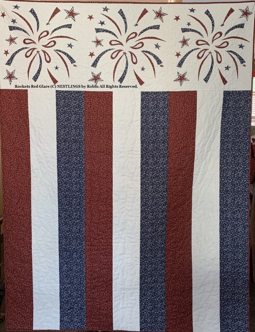 Rockets Red Glare Quilt Pattern PDF - Etsy