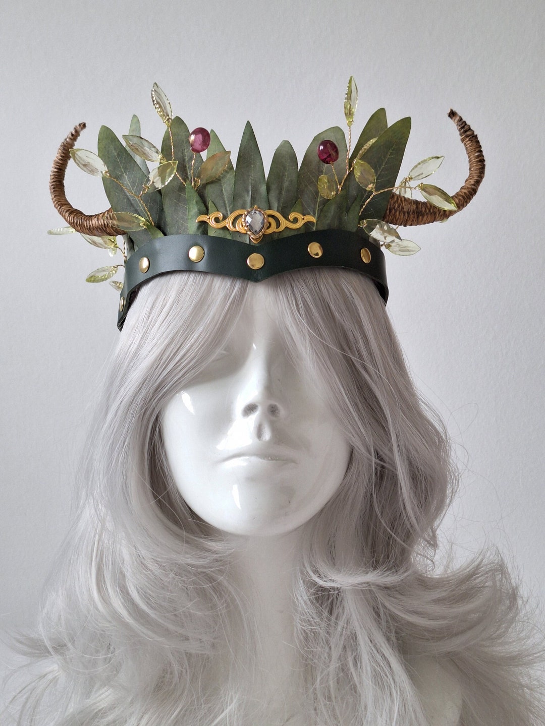 Woodland Elf Tiara Elven Headpiece Fairy Crown Woodland - Etsy