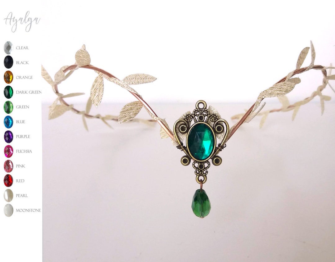 Woodland Elf Tiara Elven Headpiece Fairy Crown Woodland Tiara Circlet ...