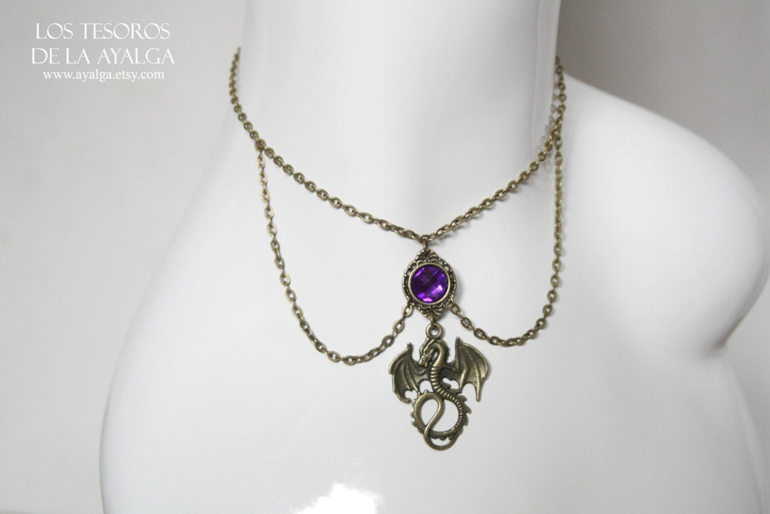 Dragon Necklace Dragon Chocker Daenerys Necklace Statement Jewelry - Etsy