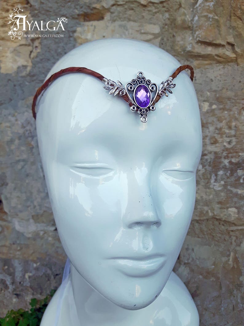 Woodland Elf Tiara Elven Headpiece Fairy Crown Statement - Etsy