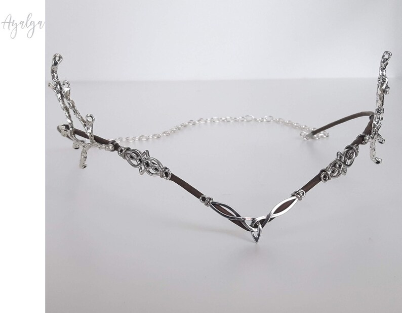 Woodland elf tiara elven headpiece fairy crown woodland | Etsy