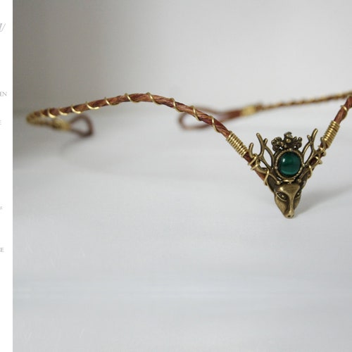 Woodland Elven Crown Elf Fairy Crown Elven Tiara Elven Circlet - Etsy