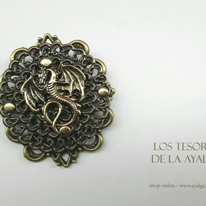 Brooch Chains Dragon Cloak Pin Dragon Pin Dragon Brooch Jewerly Viking ...