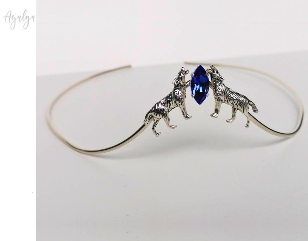 Elven Wolf Tiara, Tiara Crown, Woodland Crown, Wolf Crown, Wolf Tiara ...