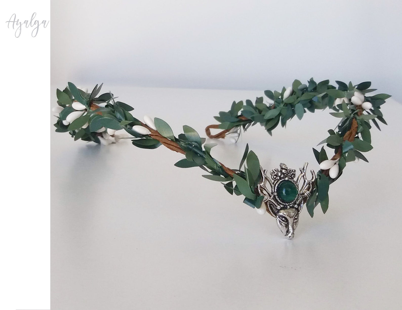 Elven Deer Tiara . Woodland Crown - Etsy