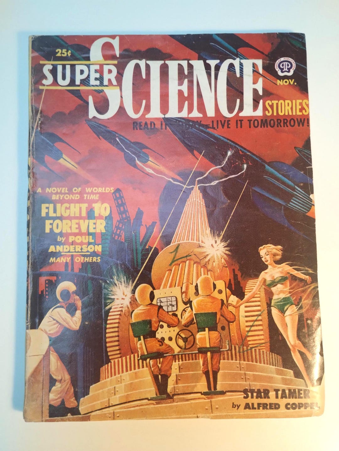 Vintage Sci-fi Super Science Stories US Edition November 1950 - Etsy