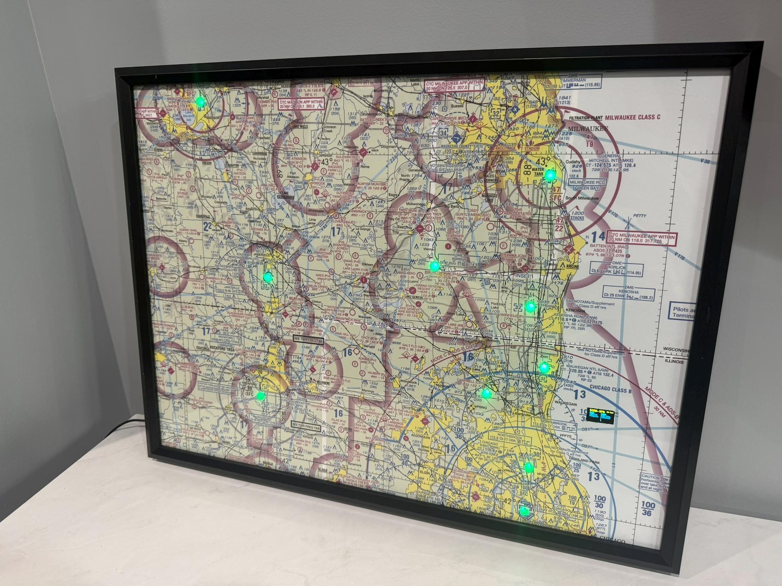 METAR Map: Live Real-time Airport / Custom LED Aviation Weather ...