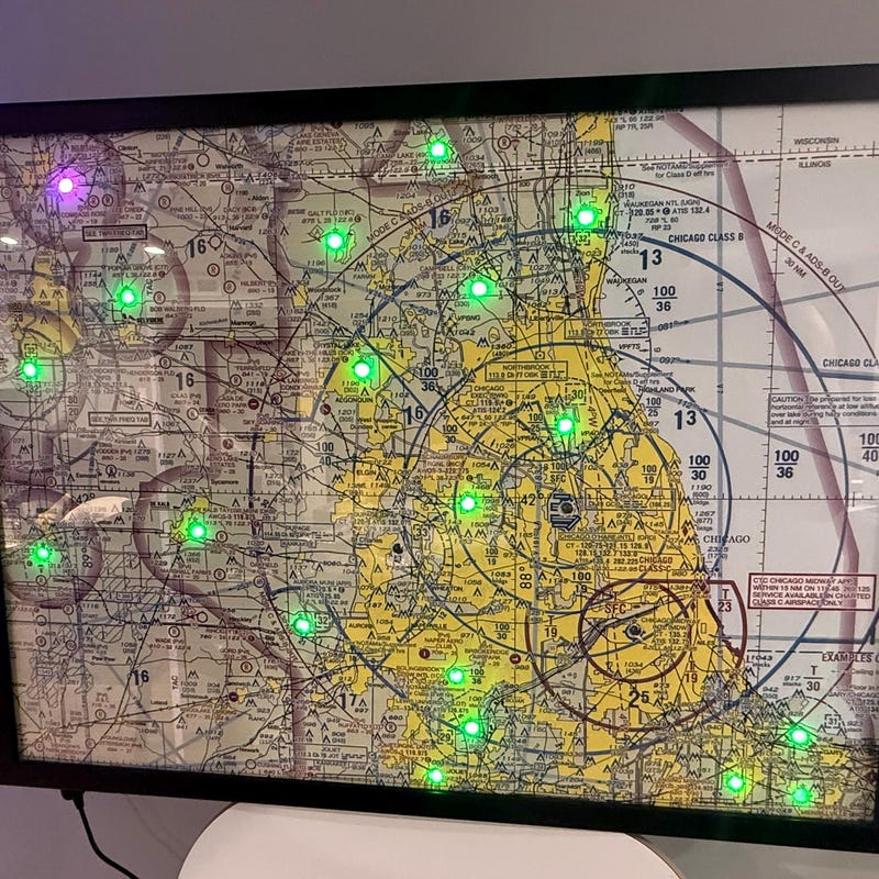 Airport Runway Map - Etsy