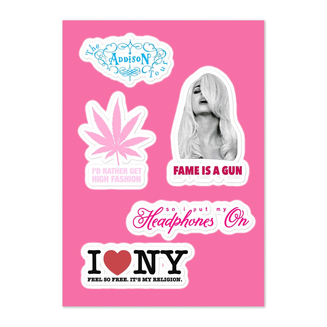 Addison Rae Sticker Sheet - Etsy UK