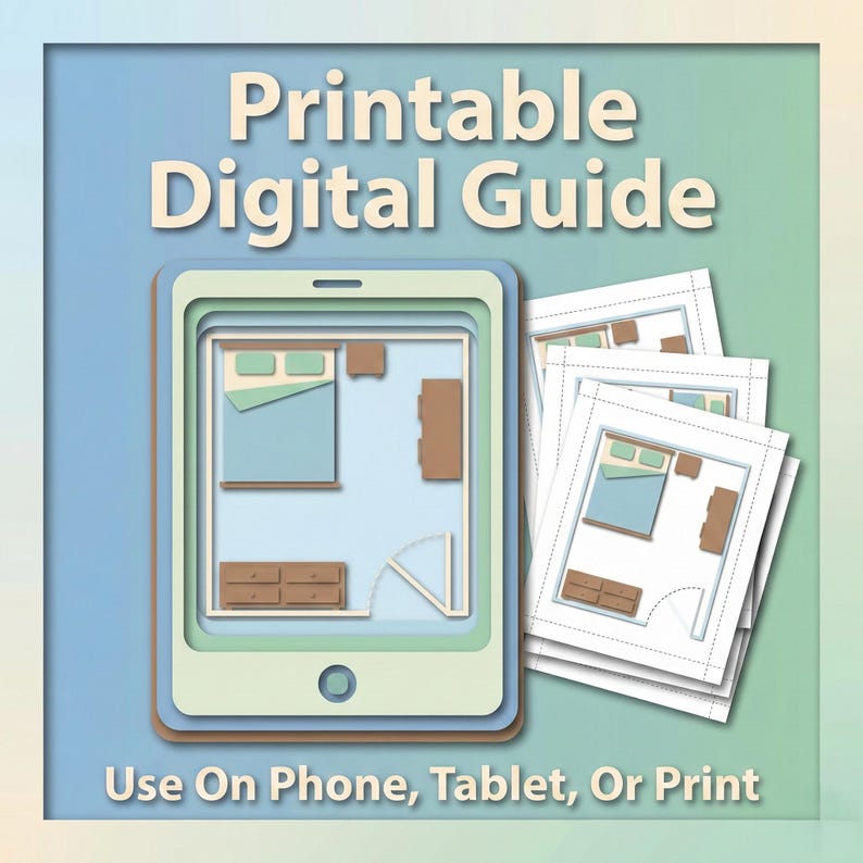 10x10 Bedroom Layout Guide, Small Room Design Ideas (PDF Download) - Etsy