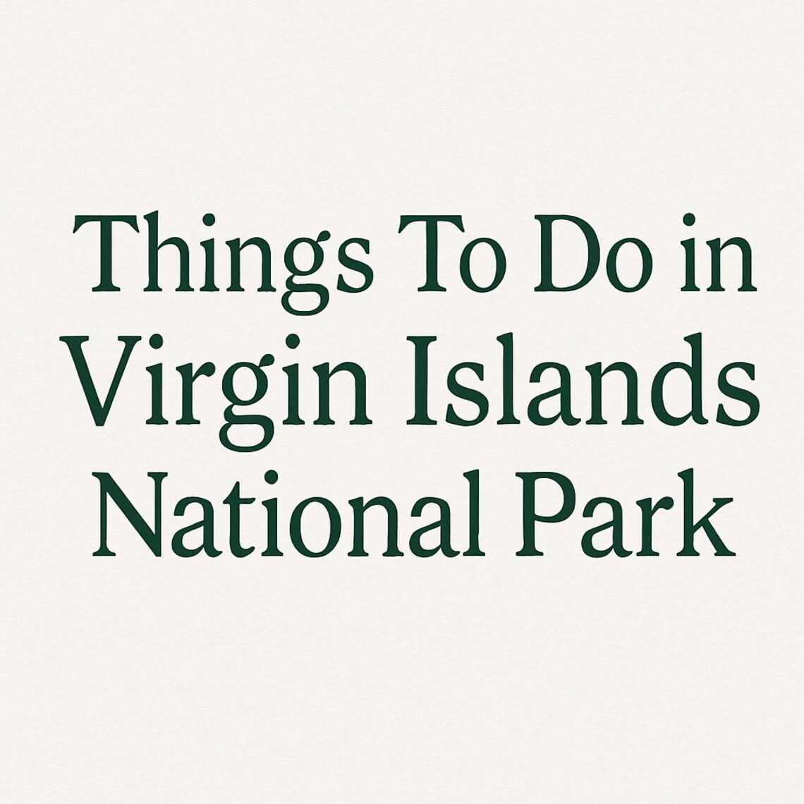Virgin Islands National Park Guide: US Travel, Beaches & Hikes (PDF) - Etsy