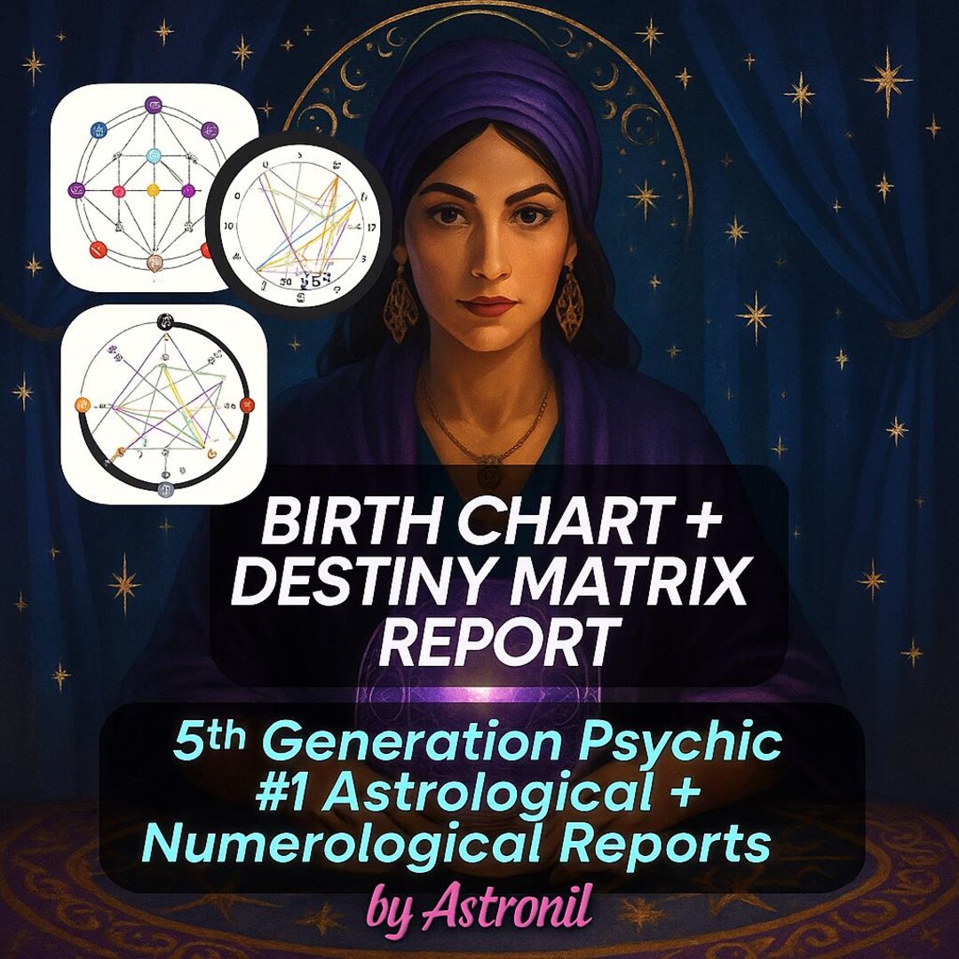 Birth Chart Reading – Intuitive Destiny & Life Path Psychic PDF - Etsy