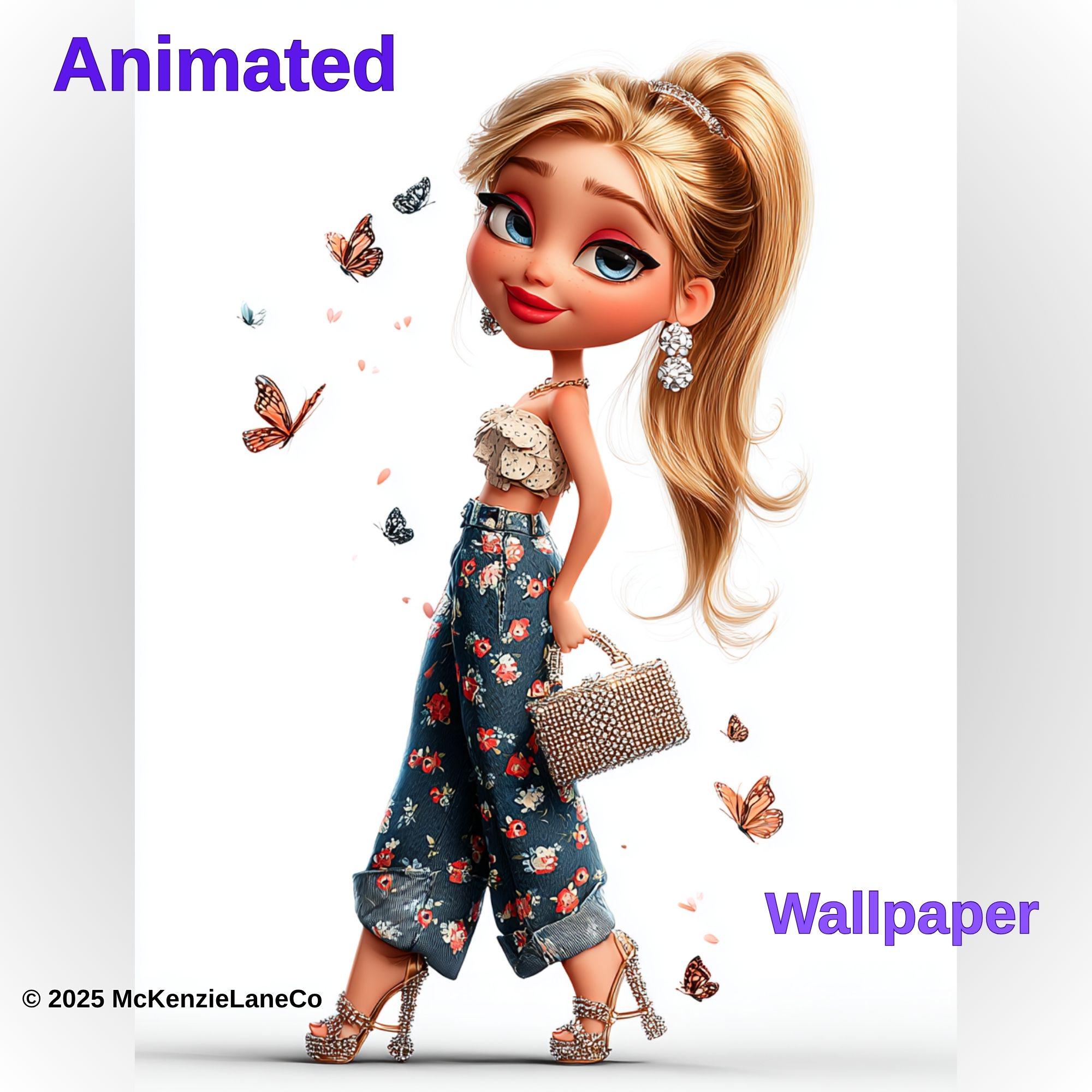 Flutter and Float Animated Wallpaper | Fashion Phone and Tablet ...