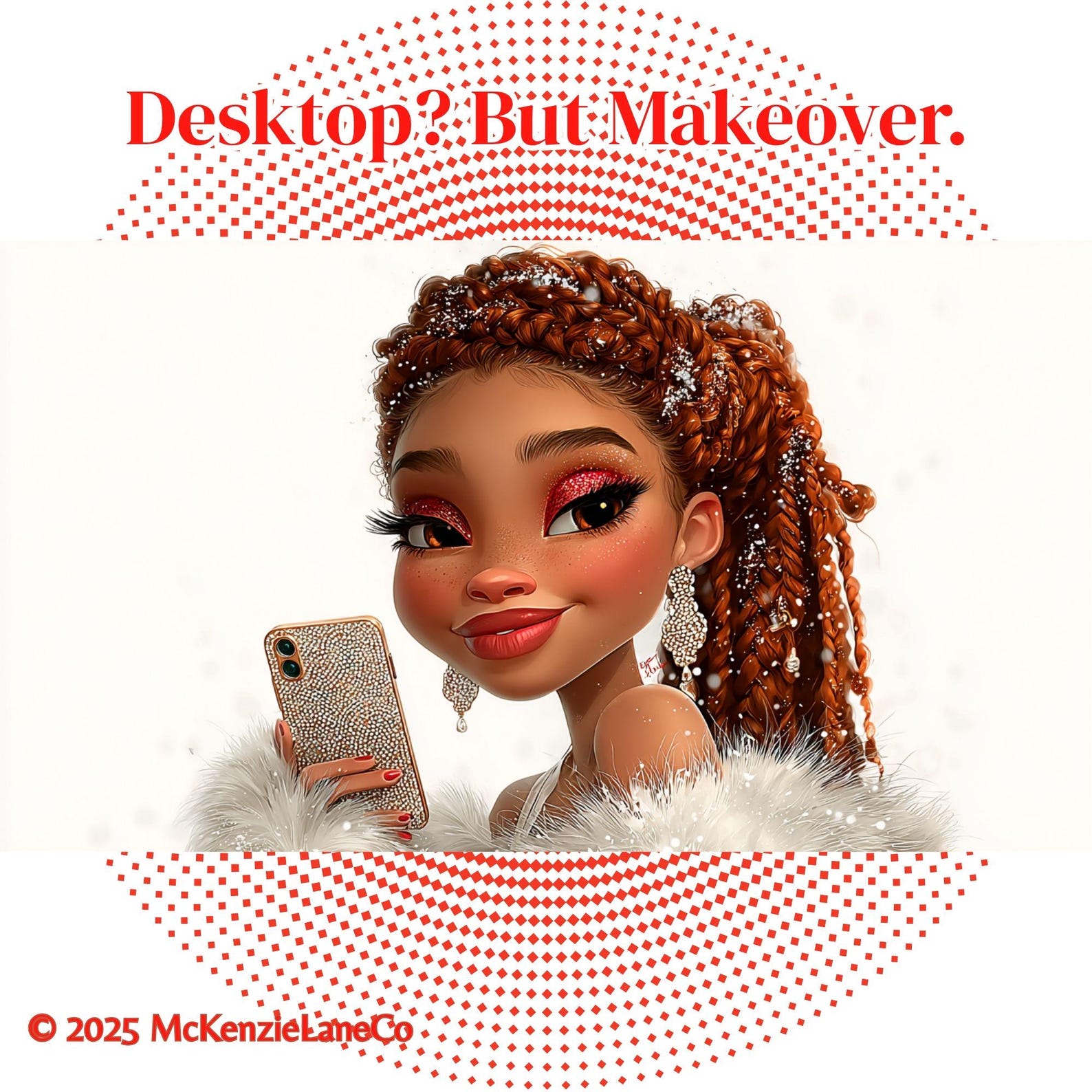 Bold Beauty Glam Girl Wallpapers | 10 Digital Backgrounds for PC & Mac ...