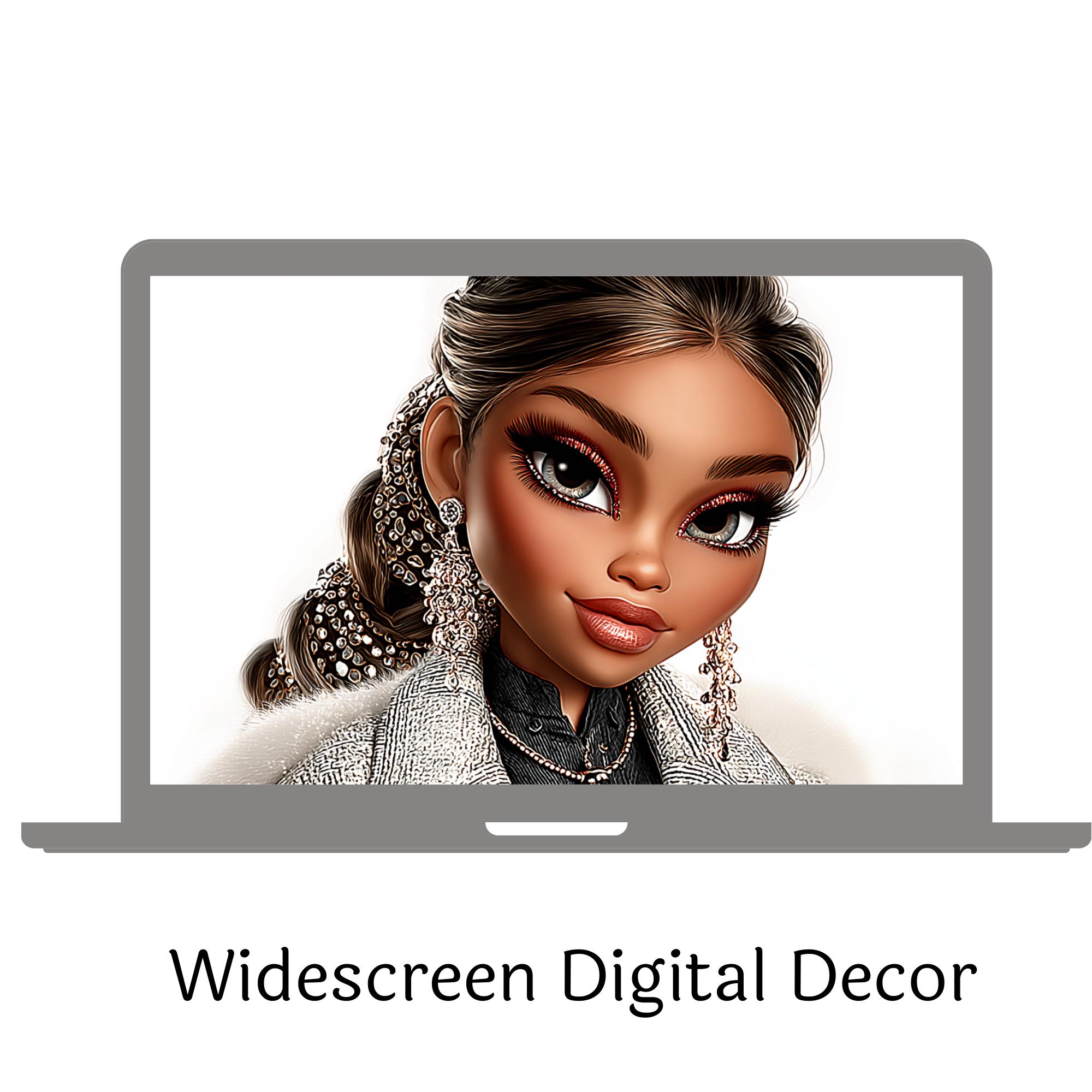 Chic Girl Screensaver Trio | High-fashion Desktop Bundle | 3840×2160 ...