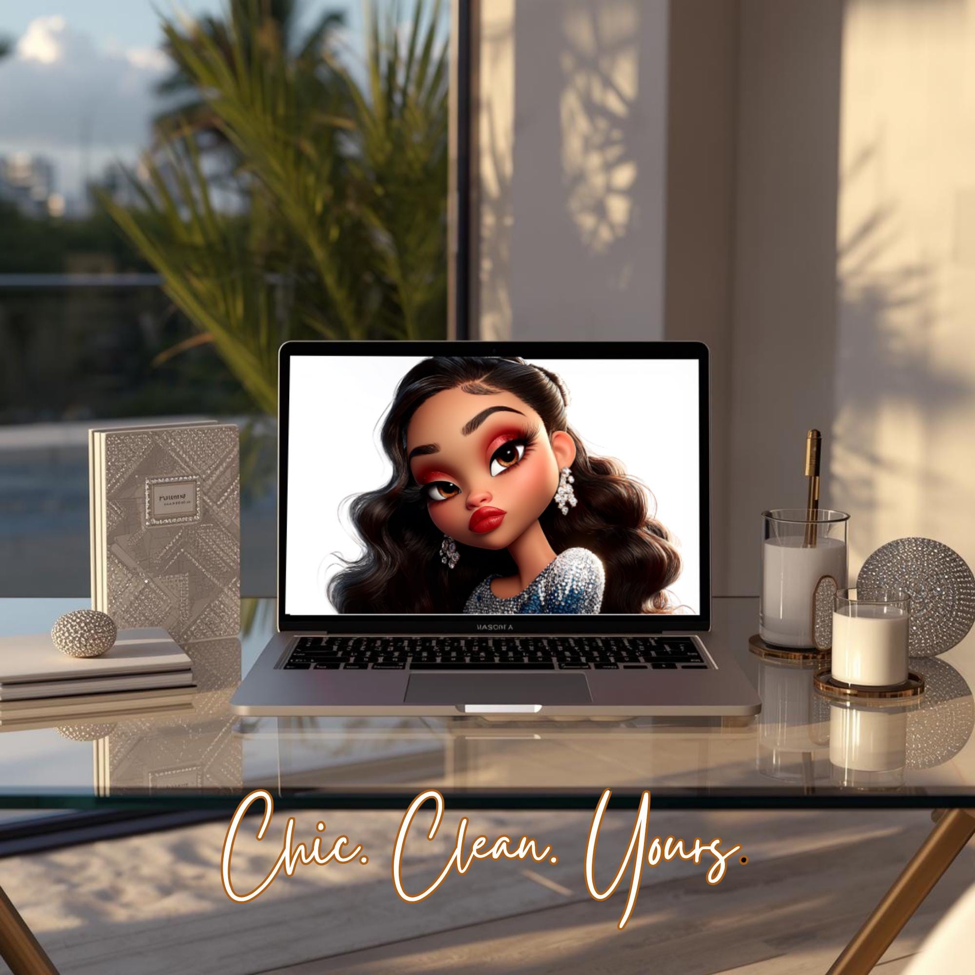 Chic Vibes Live Wallpaper Set | MP4 Animation + Static Backgrounds ...