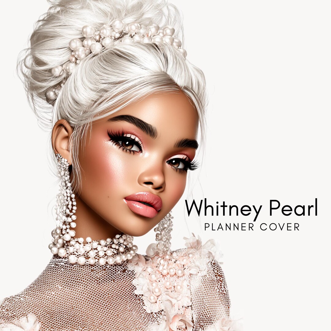 Whitney Pearl – Glam Fashion Planner Cover (digital Download) - Etsy