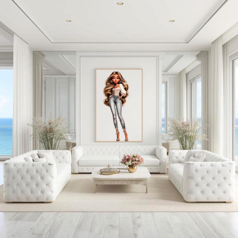 Posh Pearls Wallpaper Pack – Glam Digital Art (multi-device) - Etsy