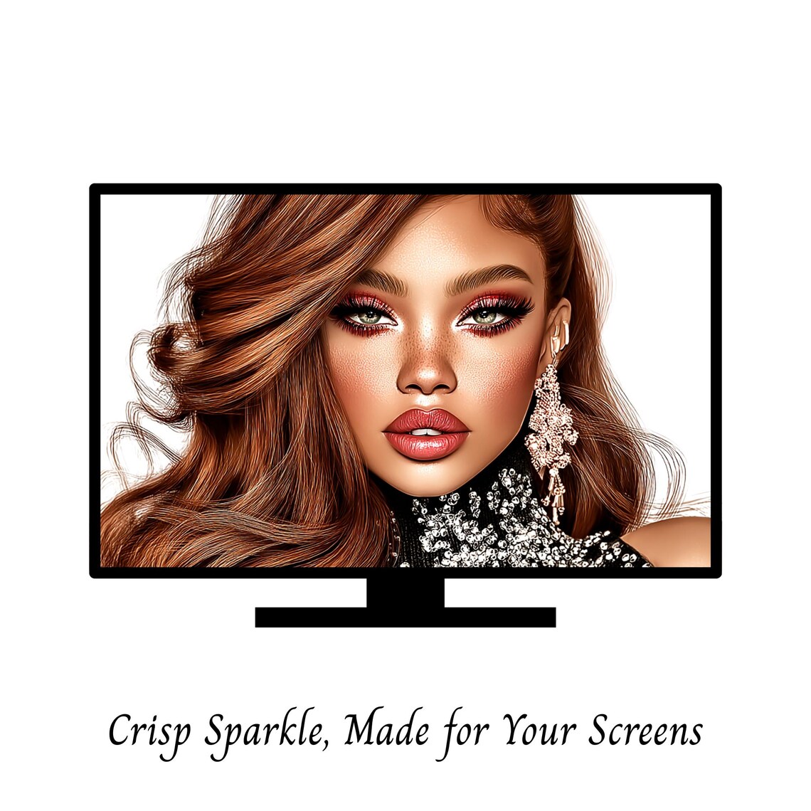 Luxury Animated Sparkle Portraits | Motion MP4 Samsung Frame TV Art ...