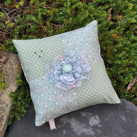 Items similar to Extra large patchwork pin cushion on Etsy