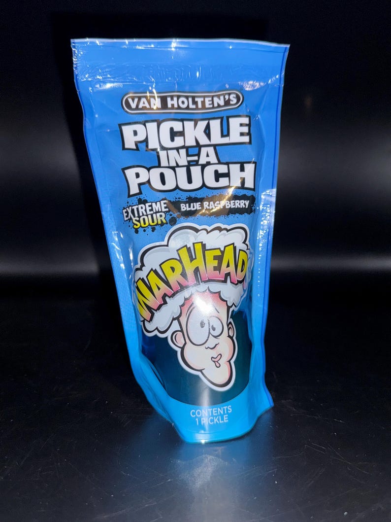 Double Down Blue Raspberry Warheads WE PICKLE POPPIN Kit - Etsy