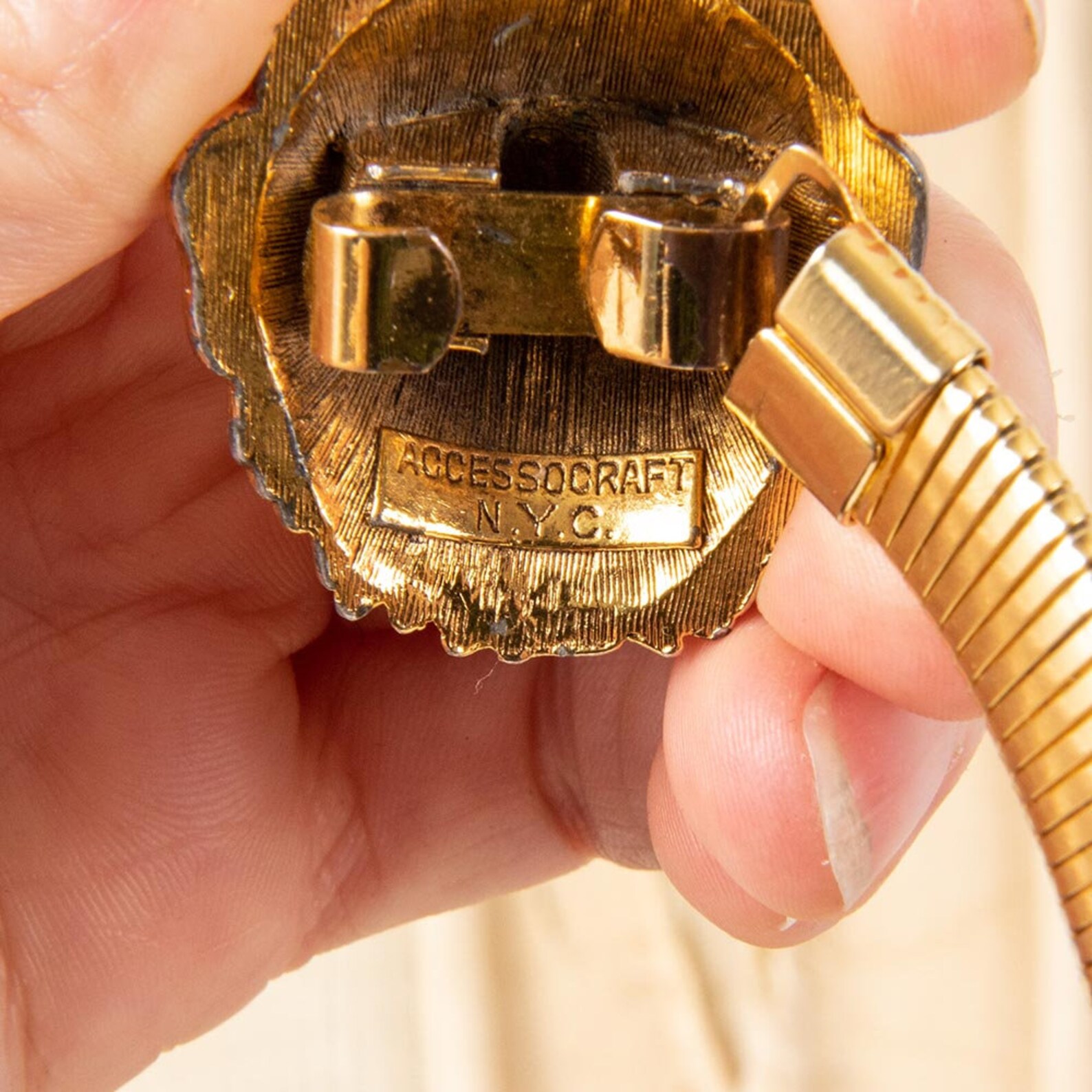 Vintage Accessocraft Spider Web Belt / 1960s Skinny Coil Belt / Octagon ...