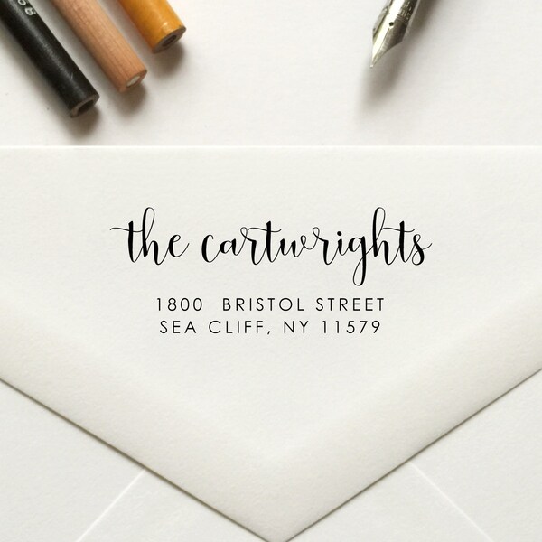 Custom Address Stamp - Etsy