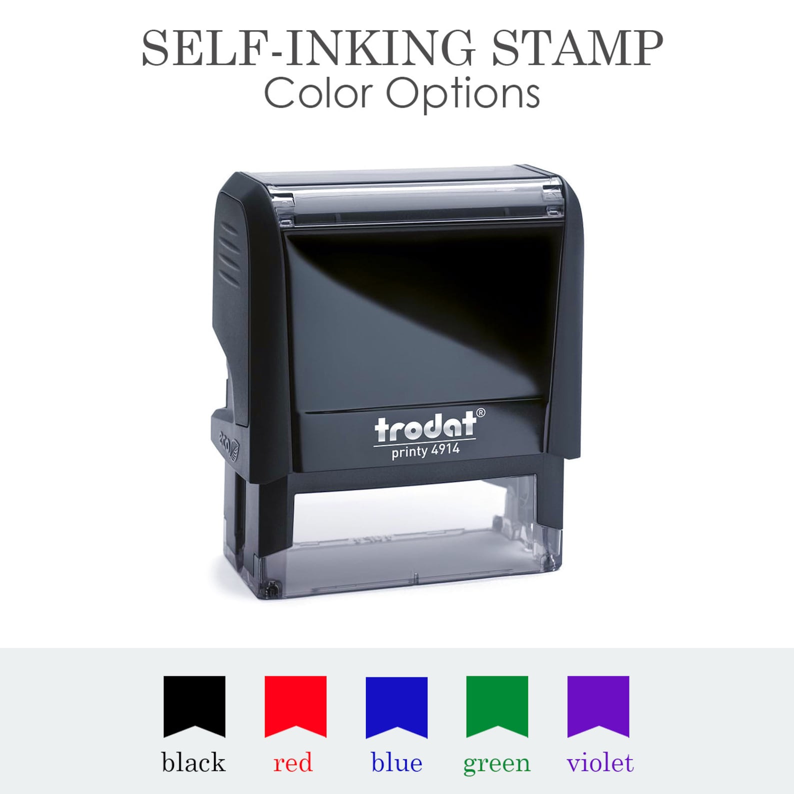 Stamp Return Address Stamp Custom Self Inking / Rubber | Etsy