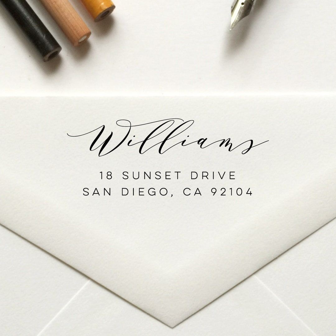 Stamp Return Address Stamp Custom Stamp Personalized Stamp - Etsy