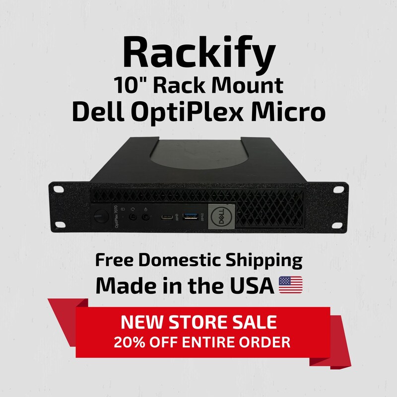Dell mini optiplex rack mount 3d print - Etsy.de