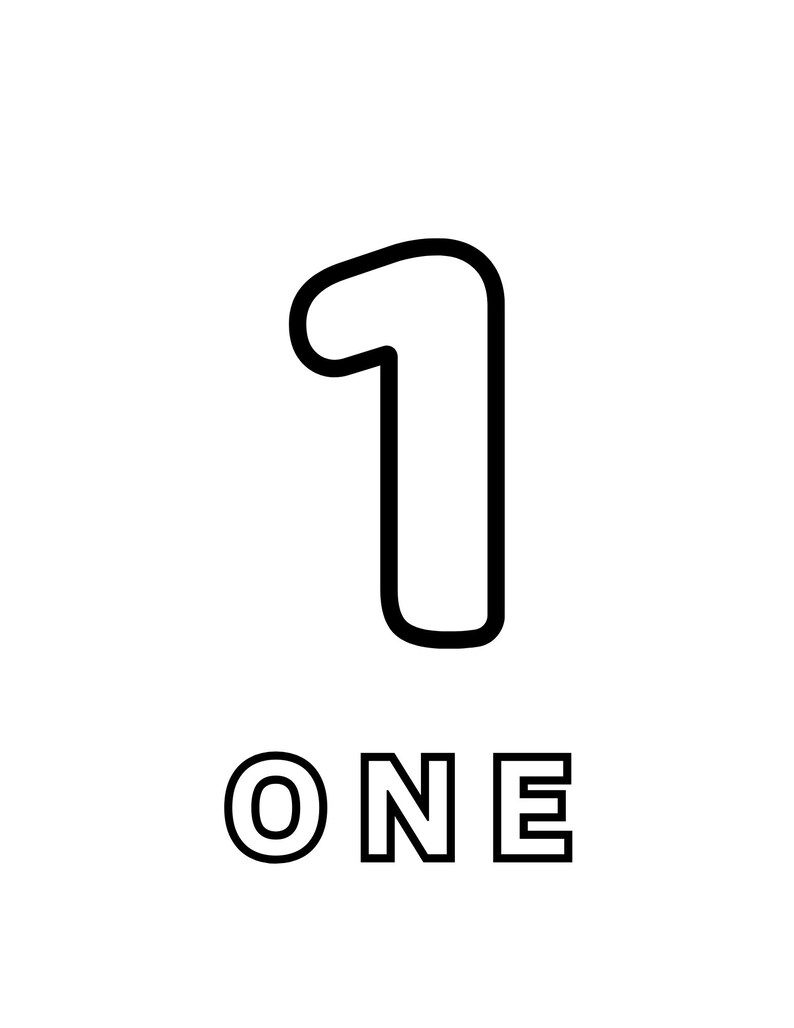 Numbers 1–20 Printable PDF for Kids – Preschool & Kindergarten Number ...