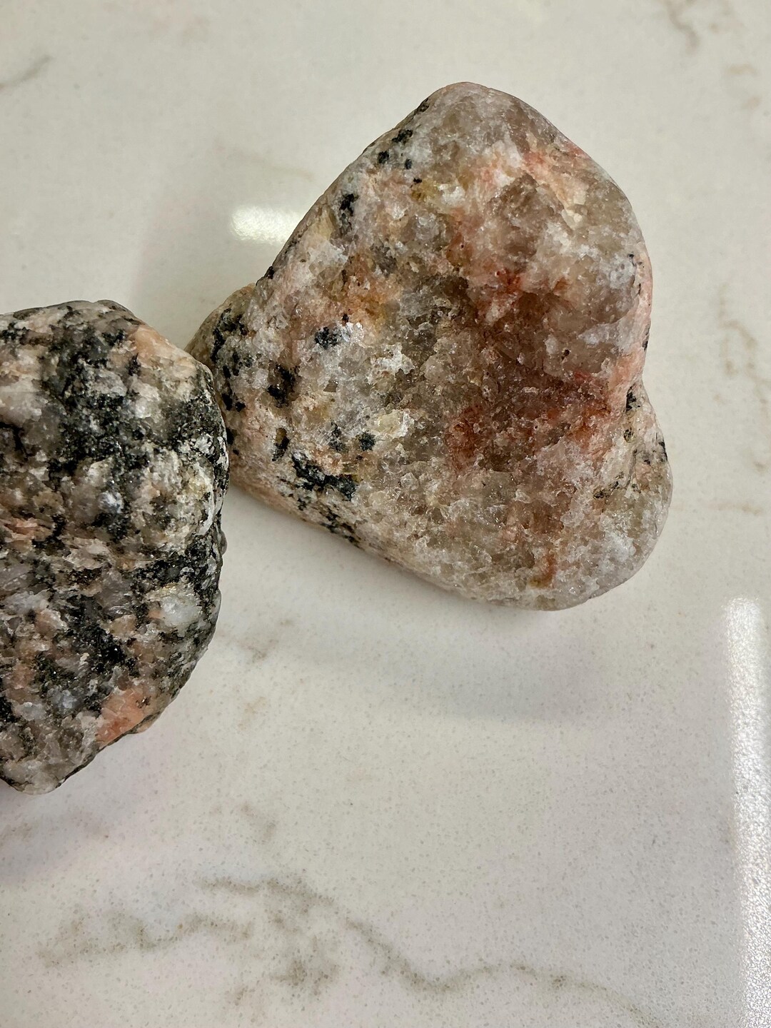 Raw Granite Stone Set - Natural Sparkling Feldspar Quartz Stones - Etsy
