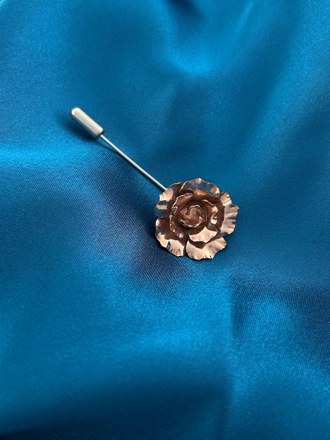 Rose Gold Hat or Lapel Pin - Etsy