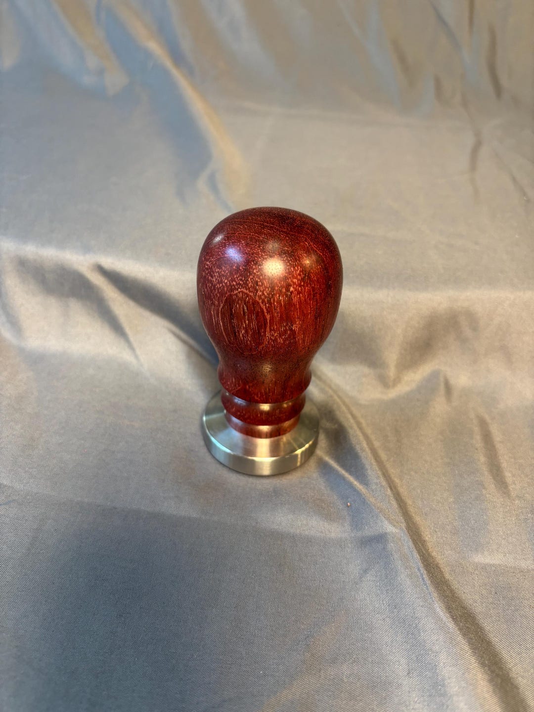 Expresso Tamper, Purpleheart, Hand Turned, Stainless Steel, 49mm Tamper ...