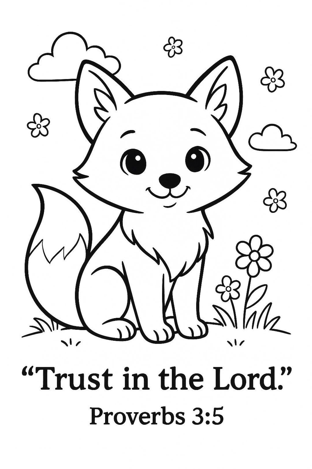 10 Bible Verse Coloring Pages for Kids | Christian Printable Coloring ...