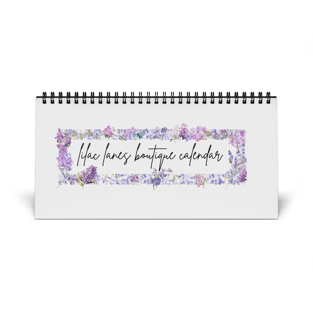 Chic Desktop Calendar - Etsy