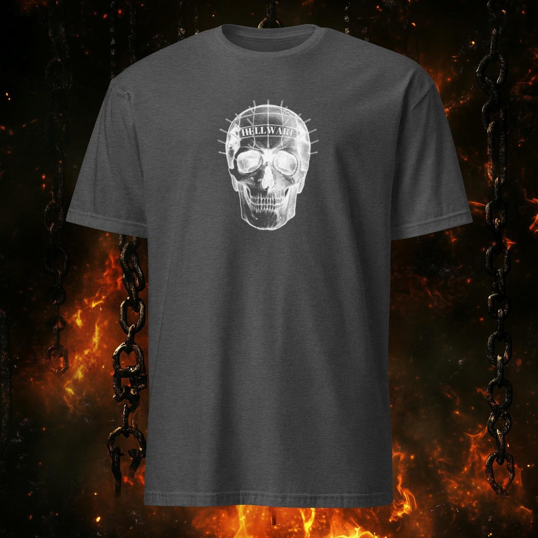 Pinhead Skull T-shirt | Hellraiser 80s Horror Tee - Etsy