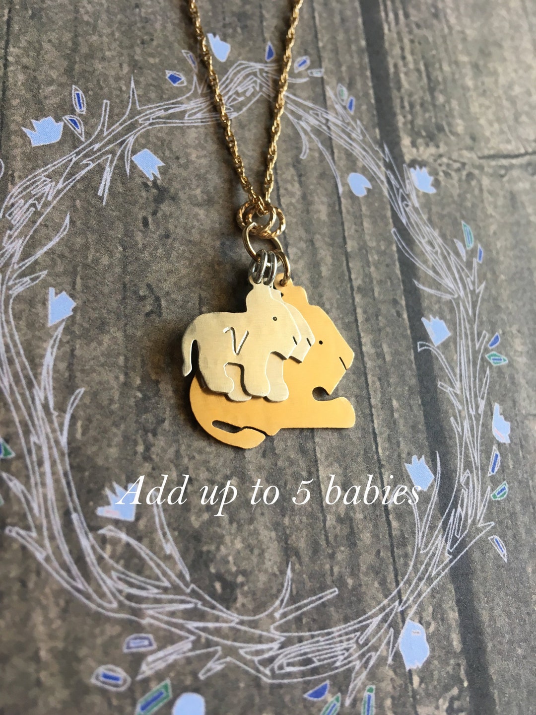 Lioness Mama Necklace, Add More Charms, Personalize, Choose Silver or ...