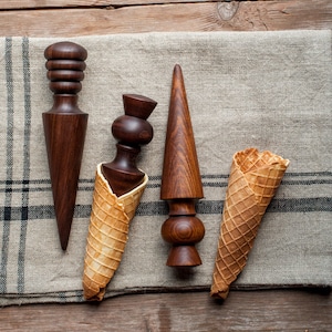 Waffle Cone Roller - Sugar Cone Roller - Pizzelle Cone Roller ...