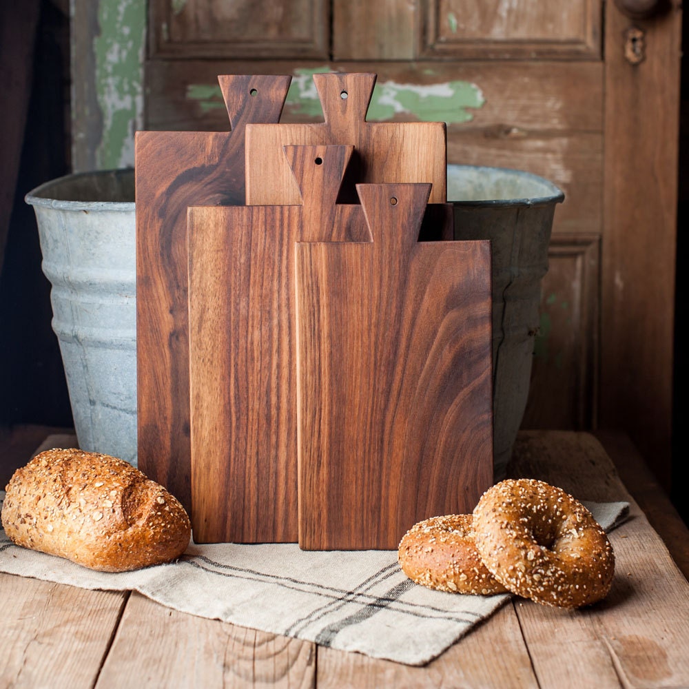 Walnut Serving Board Bread Board Cutting Board Hostess and - Etsy