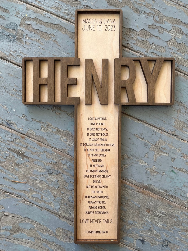 Personalized Wedding Cross Custom Wedding Cross Wedding - Etsy