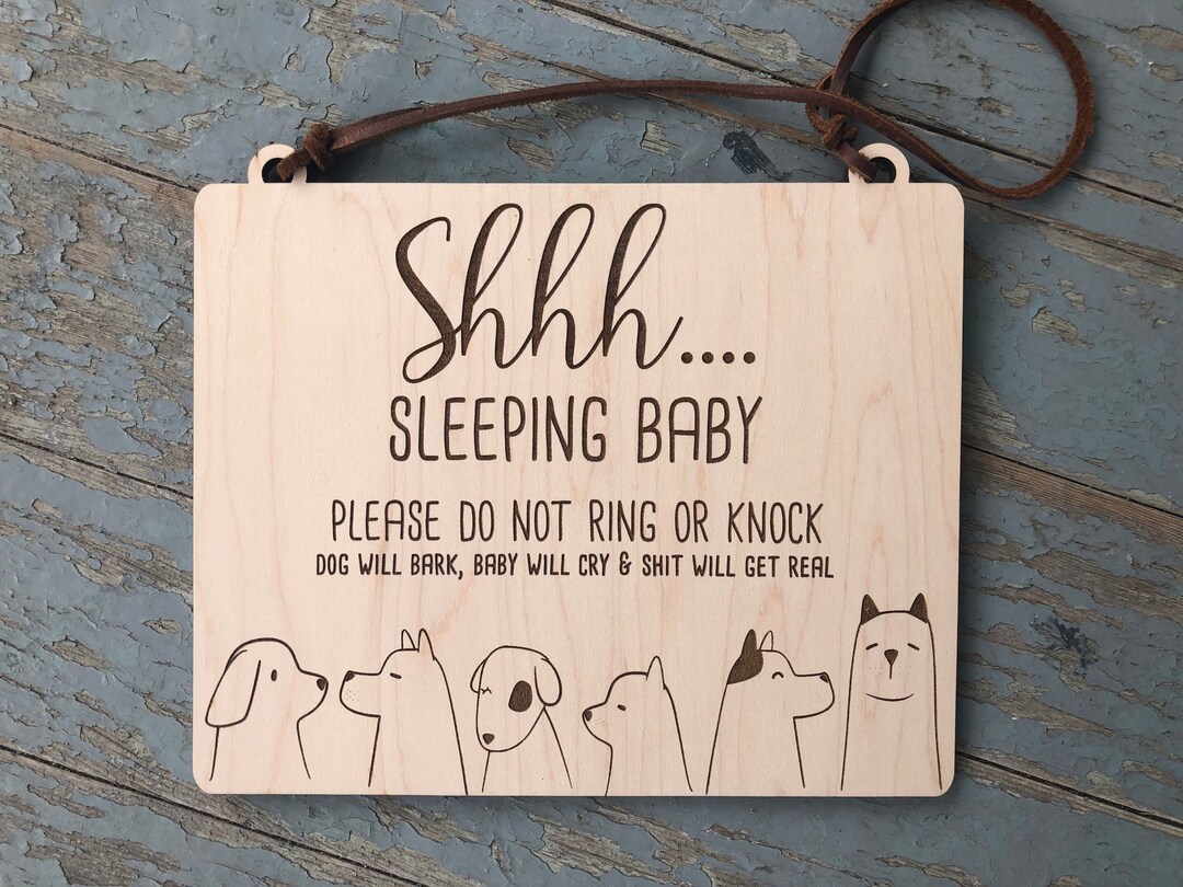 SVG Sleeping Baby Sign, SVG Don't Ring Doorbell, Door Hanger Digital ... SVG Sleeping Baby Sign, SVG Don't Ring Doorbell, Door Hanger Digital ...