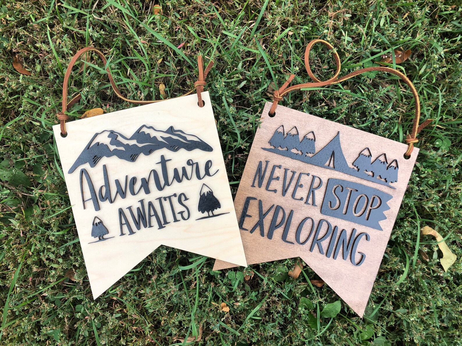 Never Stop Exploring Nursery wall hanging Adventure wall | Etsy