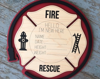 Firefighter Welcome Sign - Etsy