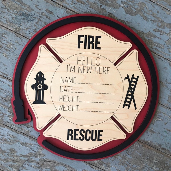 Firefighter Sign - Etsy