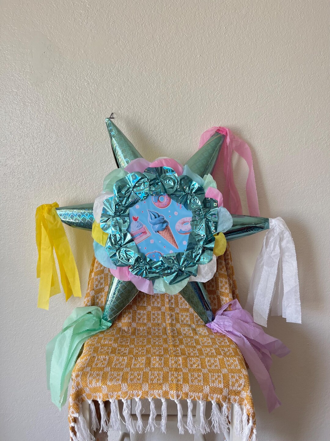 Blue Dessert Pinata - Cake, Donut & Ice Cream Party Decor - Etsy