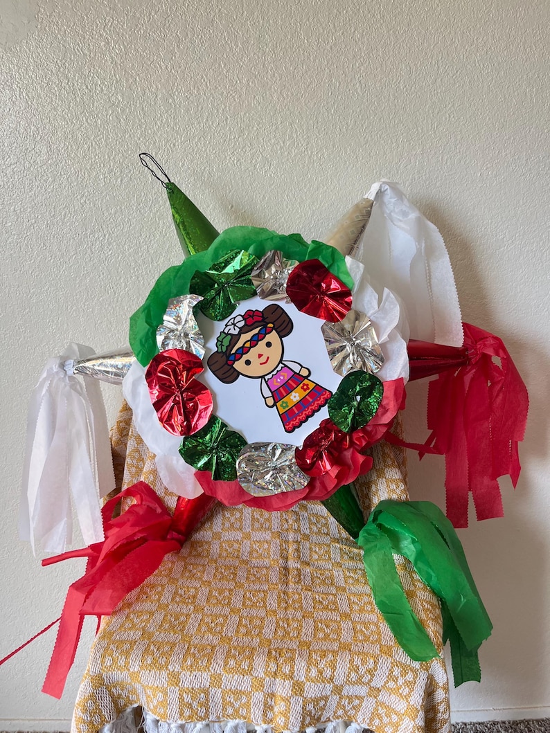 Colorful Mexican Doll Piñata - Ideal for Parties - Etsy